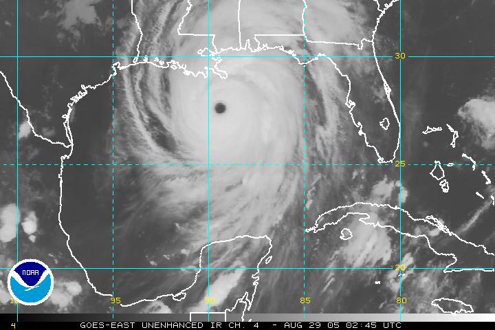 Hurricane Katrina Gulf Of Mexico Imagery | NESDIS