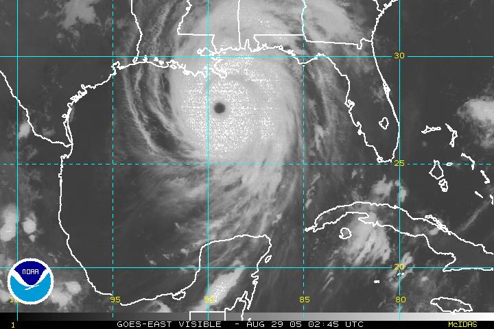 Hurricane Katrina Gulf Of Mexico Imagery | NESDIS