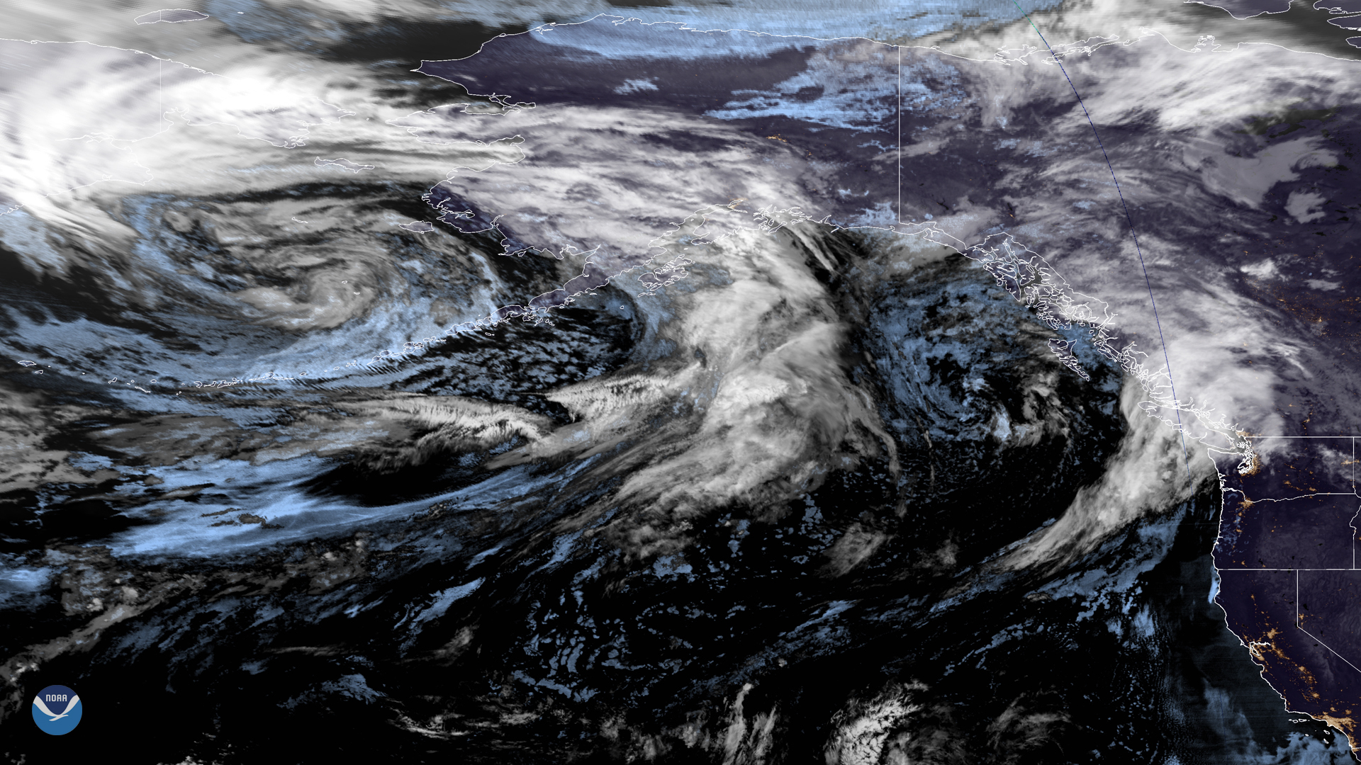 Low-pressure System, Remnants of Two Typhoons Deliver Rain to Alaska ...