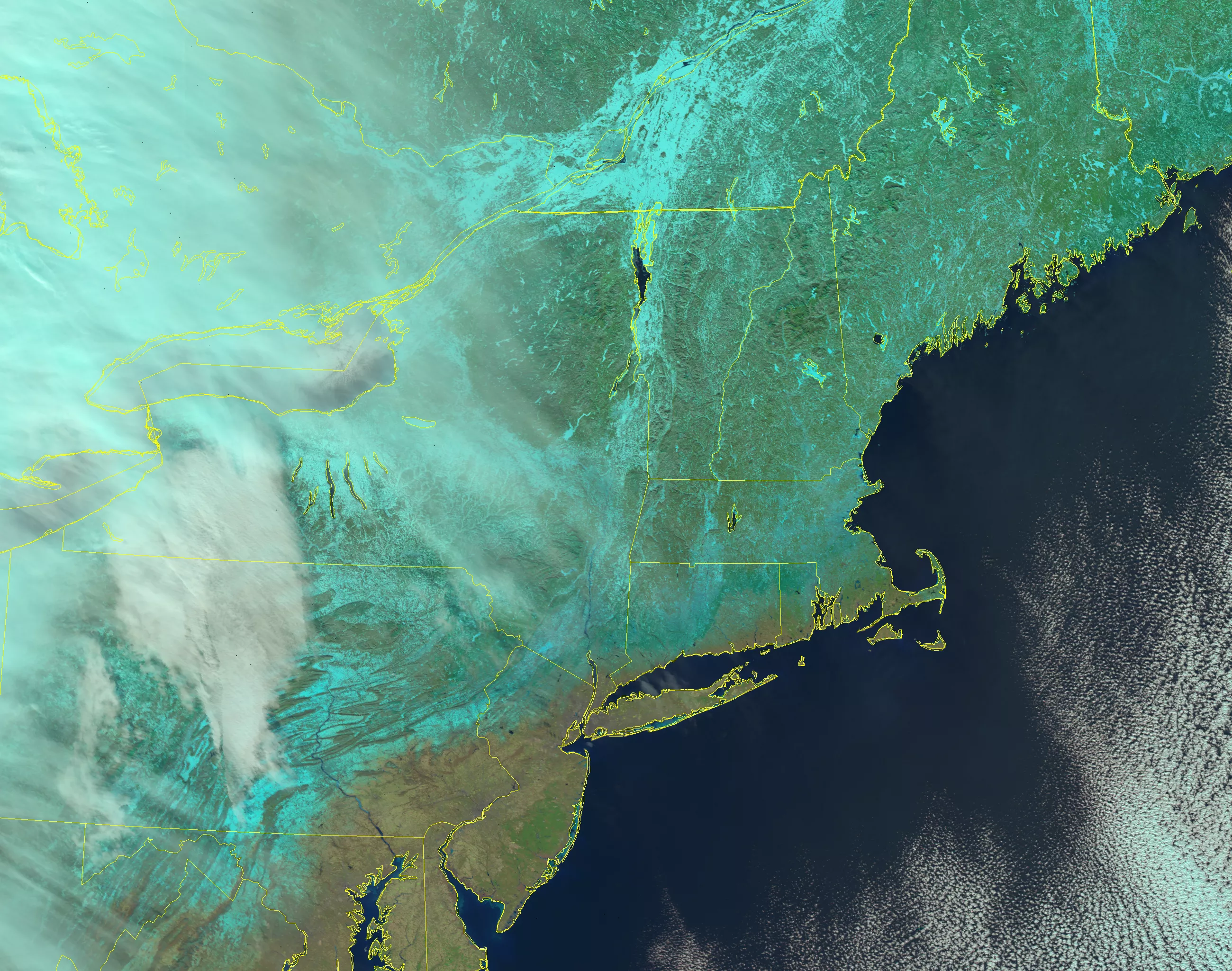 VIIRS Track a Massive Ice Storm | NESDIS