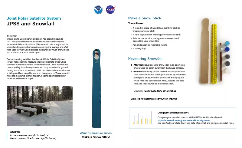Activity: Measure Snow | NESDIS